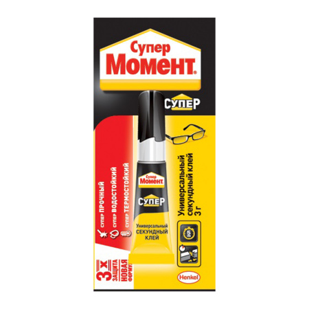 Клей супер 3гр Henkel Супер Момент