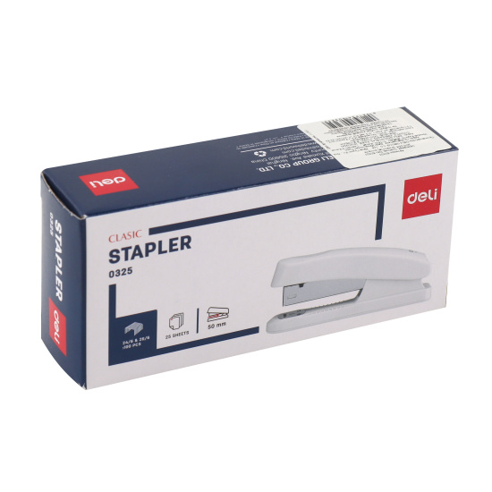 Степлер, №24/6, №26/6, 25 листов, корпус пластиковый, ассорти 3 вида ...