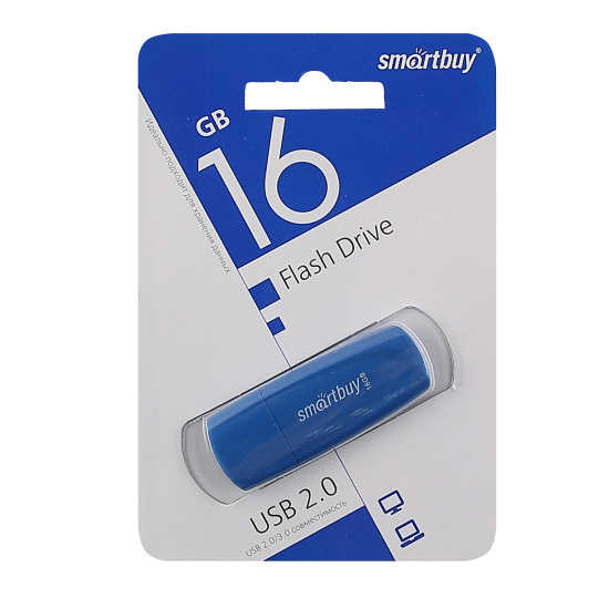 USB 16 Gb Smartbuy Scout Blue SB016GB2SCB